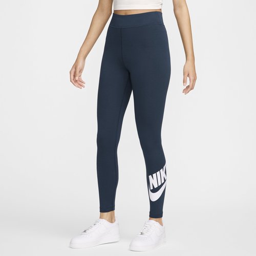 Nike Sportswear Classics High-Waisted Graphic Leggings 'Armory Navy ...