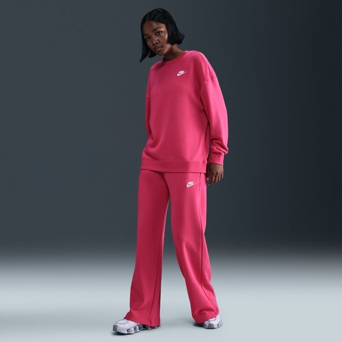 Nike Sportswear Club Fleece Mid-Rise Wide-Leg Sweatpants 'Rush Pink ...