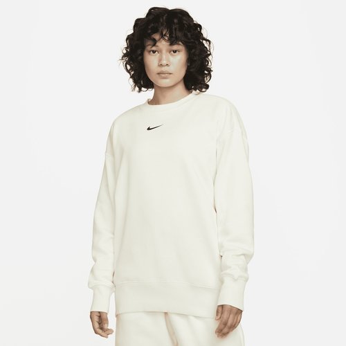 Nike Sportswear Phoenix Fleece Oversized Crew-Neck Sweatshirt 'Black ...