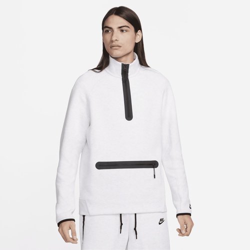 Nike Sportswear Tech Fleece 1/2-Zip Sweatshirt 'Birch Heather/Black ...