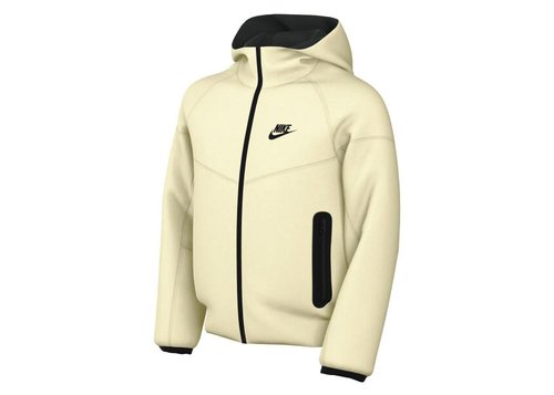 Nike Sportswear Tech Fleece Full-Zip Hoodie 'Coconut Milk/Black/Black ...