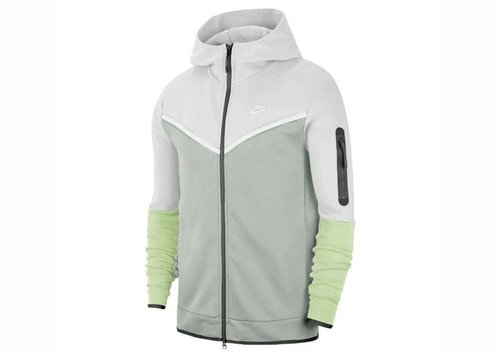 Nike Sportswear Tech Fleece Full-Zip Hoodie 'Light Silver Dusty Sage ...