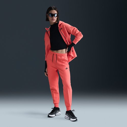 Nike Sportswear Tech Fleece Mid-Rise Jogger Pants 'Magic Ember/Black ...