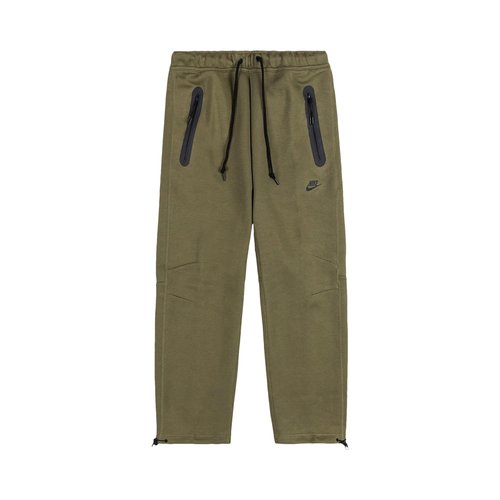 Nike Sportswear Tech Fleece Open-Hem Sweatpants 'Medium Olive/Black ...