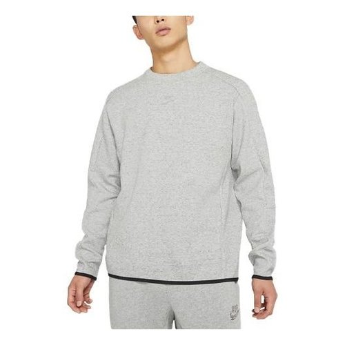 Nike Sportswear Tech Fleece Sports Loose Edging Round Neck Long Sleeves ...