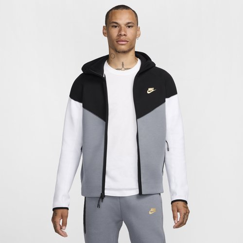 Nike Sportswear Tech Fleece Windrunner Full-Zip Hoodie 'Black/Cool Grey ...