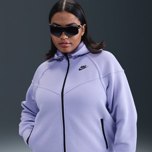 Nike Sportswear Tech Fleece Windrunner Full-Zip Hoodie Plus Size 'Lilac ...