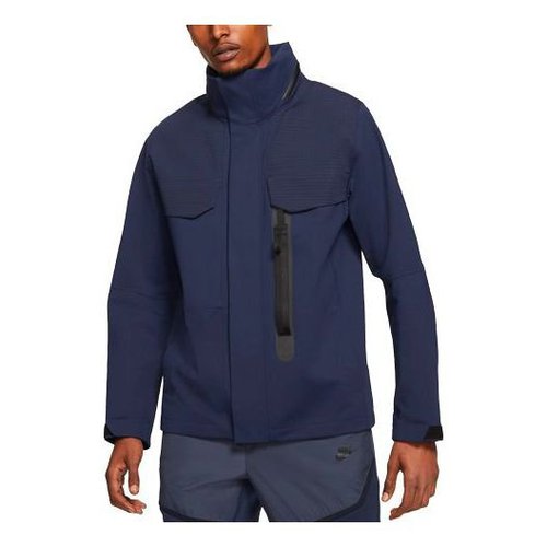 Nike Sportswear Tech Pack Sports Storage Simple Hooded Jacket Deep Navy ...