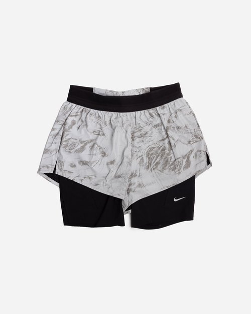 Nike Swift Mid-Rise 2-in-1 Reflective Running Shorts 'Thunder Grey/Dark ...