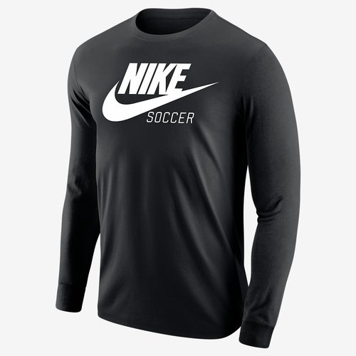 Nike Swoosh Long-Sleeve T-Shirt 'Black' - M12333P63-BLK | Solesense