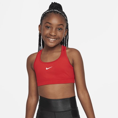 Nike Swoosh Sports Bra 'University Red/White' - FJ7161-657 | Solesense