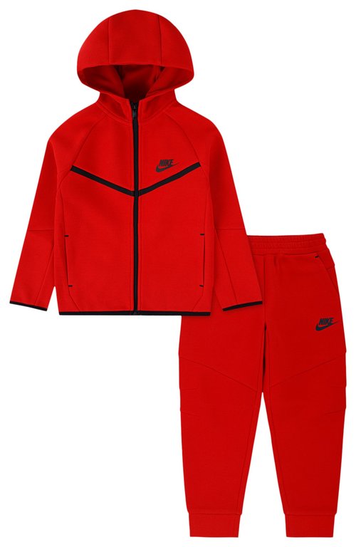 Nike Tech Fleece Full-Zip Set 'University Red/Black' - 86M880-U10 ...