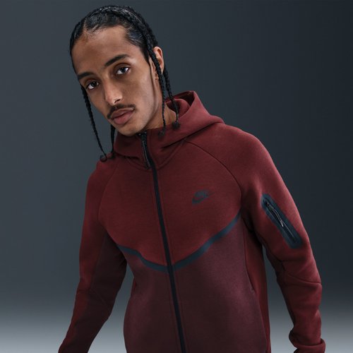 Nike Tech Fleece Windrunner Full-Zip Jacket 'Dark Team Red/Burgundy ...
