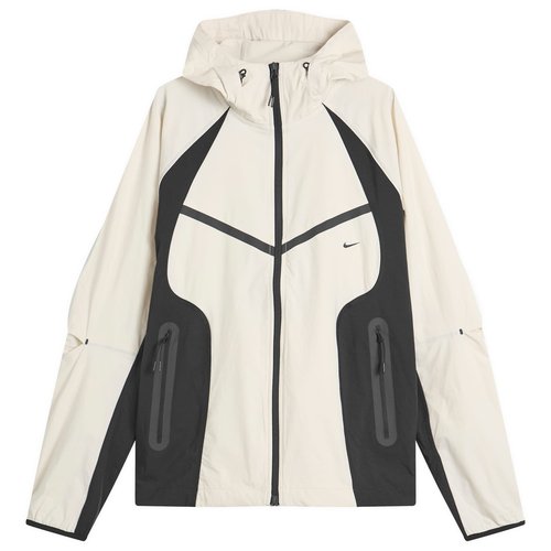 Nike Tech Dri-FIT Woven Color-Block Windrunner Loose Jacket 'Light Bone ...