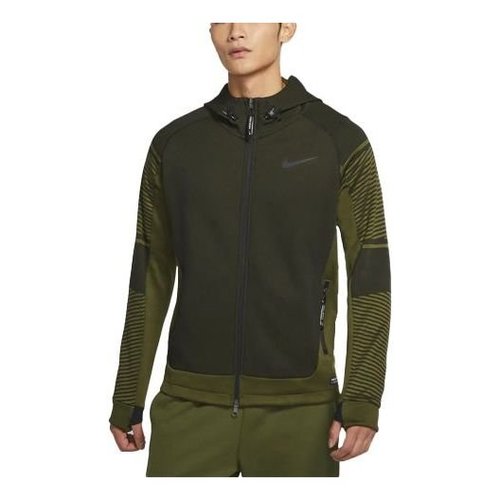 Nike Therma-fit Adv Full-length zipper Cardigan Training Hooded Jacket ...