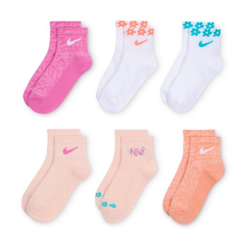 Nike Wild Flower Ankle Socks 6 Pairs 'Playful Pink' - GN1233-AFN ...