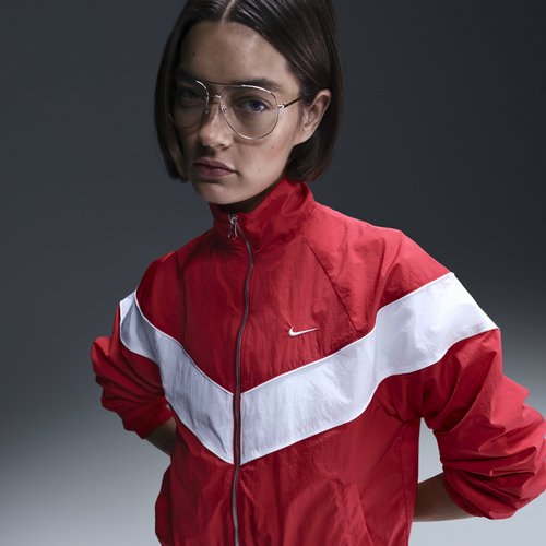 Nike Windrunner Loose UV Woven Full-Zip Jacket 'University Red/Sail ...