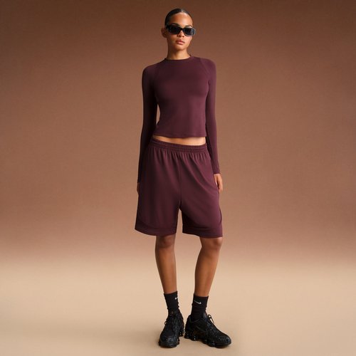 Nike SKIMS Airy Relaxed Shorts 'Nskm Currant' - SHSHO8632W-CUR | Solesense