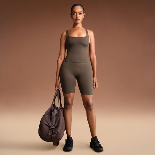 Nike SKIMS Matte High-Waisted 7" Biker Shorts 'NSKM Dark Sepia ...