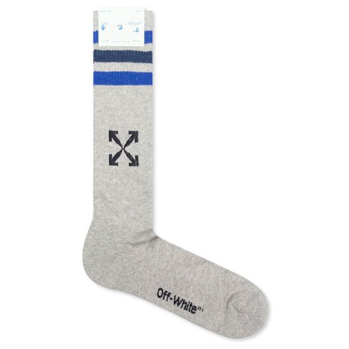 OFF-WHITE Extra Long Sport Socks 'Light Grey/Grey ...
