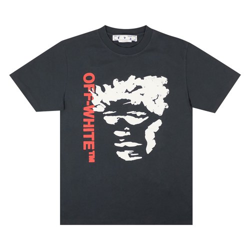 OFF-WHITE Face Arrow Slim Short-Sleeve Tee 'Outerspace/White ...