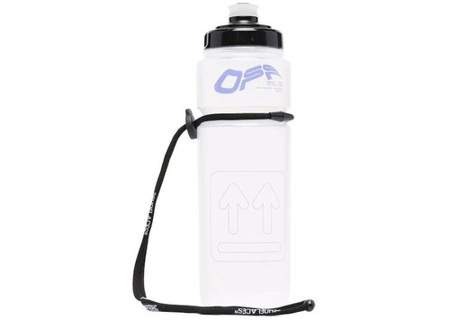 OFF-WHITE OFFWHITE Logo Print Water Bottle 'Clear/Purple ...