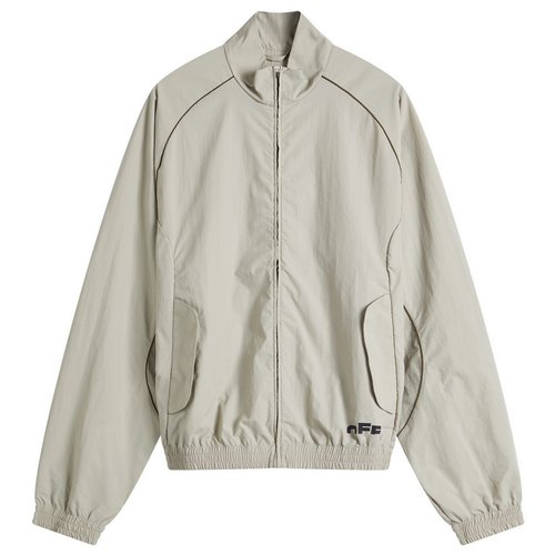 OFF-WHITE Gray Off Split Track Jacket 'Light Grey ...