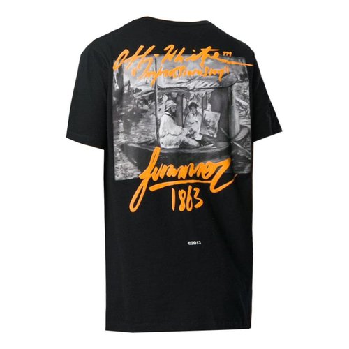 OFF-WHITE SS19 99 Summer Cotton Logo 'Black' - OMAA027R191850091088 ...