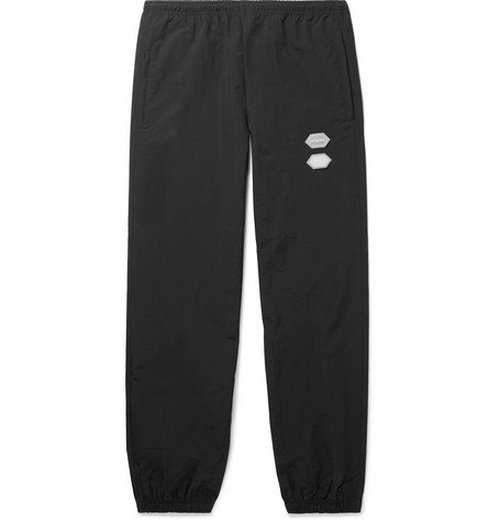 OFF-WHITE Tapered Shell Sweatpants 'Black/White' | Solesense
