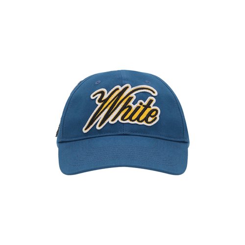OFF-WHITE World Varsity Baseball Cap 'Blue/Yellow ...