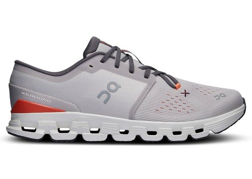 On Cloud X 4 | Grey | Size 12 'Silver Flame' - 3ME30042905 | Solesense