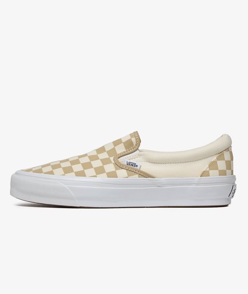 Vans Classic Slip-On 98 LX | Cream | Size 4.5 'Checkerboard - Light ...