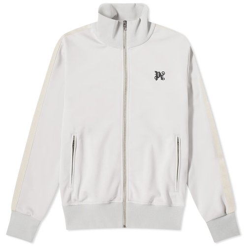 Palm Angels Gray Monogram Track Jacket 'Light Grey ...