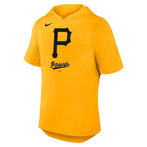 Pittsburgh Pirates Logo Nike Dri-FIT MLB Hooded T-Shirt 'Gold ...