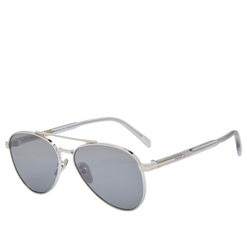 Prada Eyewear A58S Sunglasses 'Silver/Dark Grey' - 0PR-A58S-58-1BC175 ...