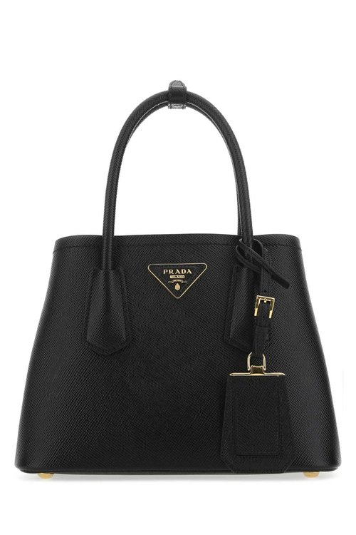 Prada Logo Detailed Top Handle Tote Bag - 1BG443VXOO2A4AF0002 | Solesense