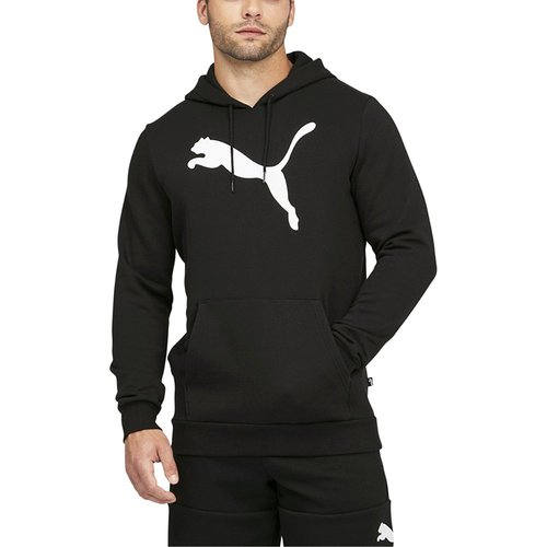 PUMA Big Cat Logo Hoodie 'Black' - 672712-01 | Solesense