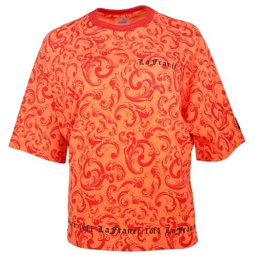 PUMA Hoops x Lafrance Graphic Crew Neck Short Sleeve T-Shirt 'Red ...