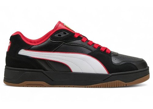 PUMA Rebound Break Low Scuderia Ferrari Black White Red 'Puma Black ...