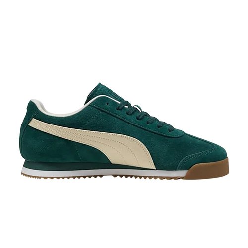 PUMA Roma Suede 'Green Terrain Alpine Snow' - 398635-10 | Solesense