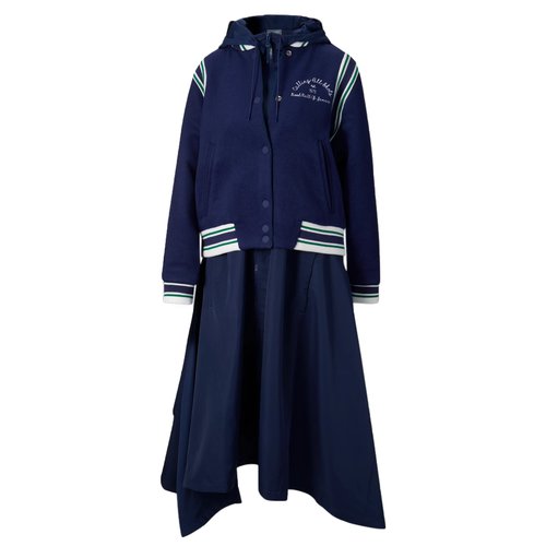 PUMA June Ambrose Victory Reversible Varsity Jacket 'Blue/Green ...