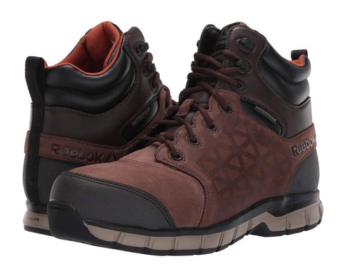 Reebok Work Sublite Cushion 6 Inch Waterproof Composite Toe Work Boots ...
