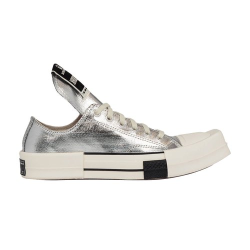 Rick Owens Converse x Rick Owens DRKSHDW TURBODRK Low | Size 41.5 'Silver Lacquer' - DC01BX292 ...