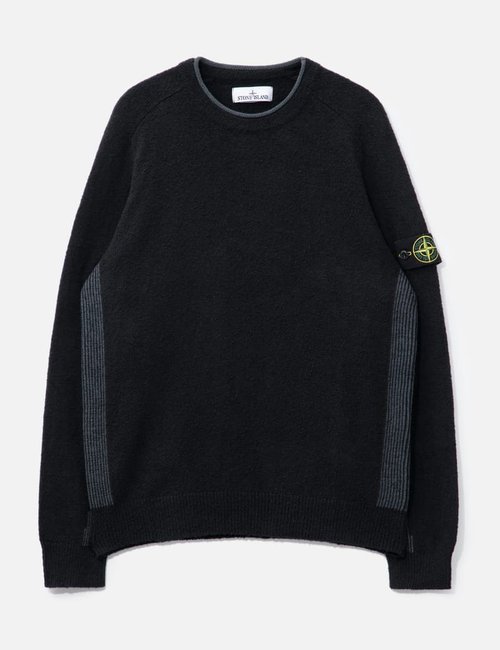Stone Island Gauzed Effect Soft Organic Cotton And Nylon 'Black ...