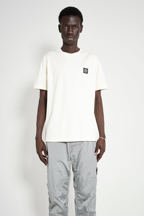 Stone Island Logoed T-shirt 'Ivory' - K1S152100039S0013V0093 | Solesense
