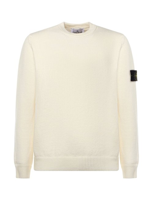 Stone Island Sweater With Ribbed Edges - K2S155100049S00A2V0093 | Solesense