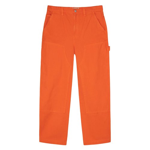 Stüssy Canvas Work Pant 'Orange' - 116496 | Solesense