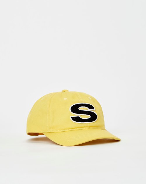 Stüssy Chenille S Low Pro Cap 'Mustard' - 1311061-MUST | Solesense