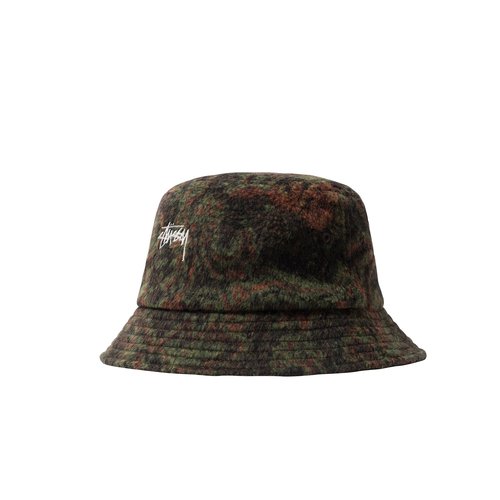 Stüssy Psychedelic Deep Bucket Hat 'Green' - 1321069-GREEN | Solesense