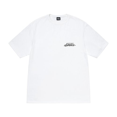 Stüssy Service Tee 'White' - 1904969 | Solesense